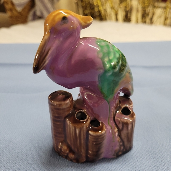 Other | Vintage Pelican Flower Frog | Poshmark